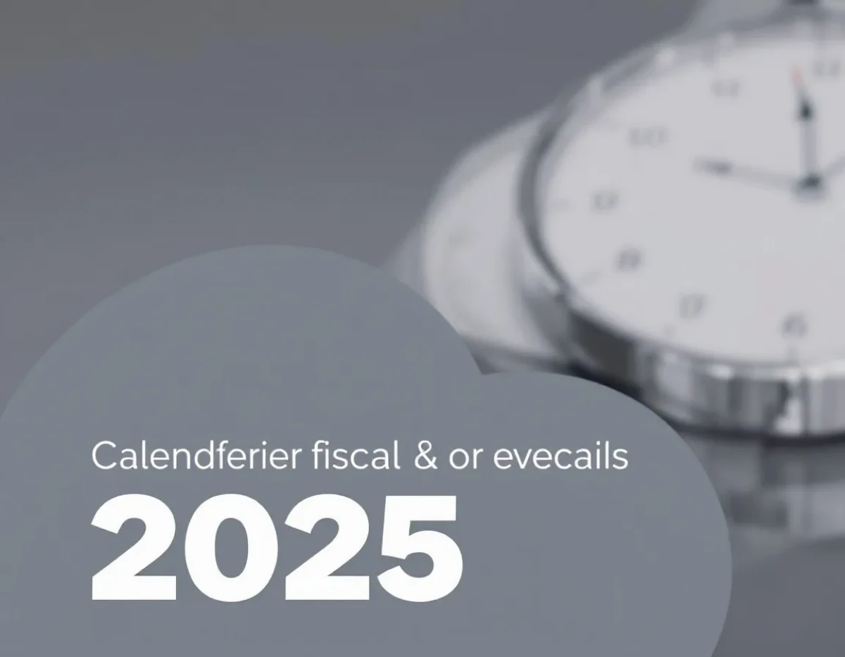 Calendrier Fiscal 2025 : Maîtrisez les Délais pour Optimiser Votre ...